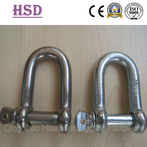 Stainless Steel Shackle, E. Galvanized Shackle D Ype, High Quality Stainless Steel Shackle, E ...