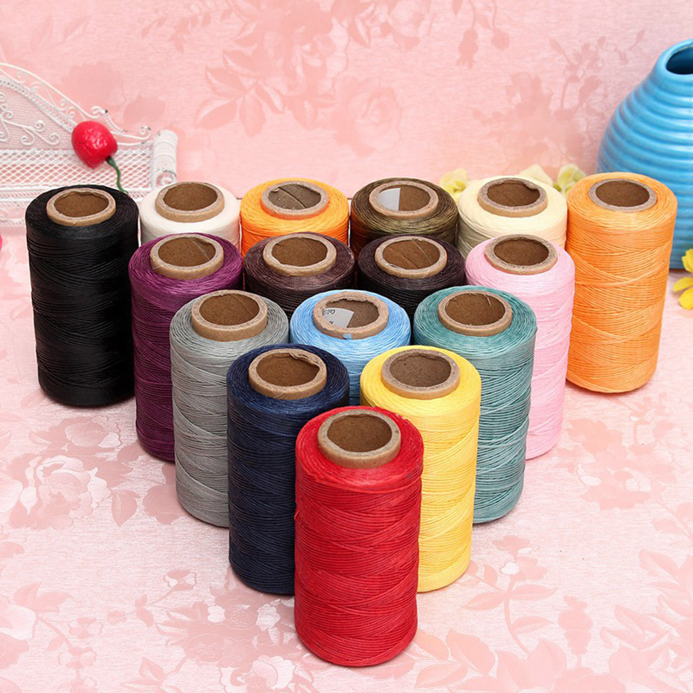 260 Meters Leather Sewing Waxed Thread Cord Leather Craft, 150d String ...