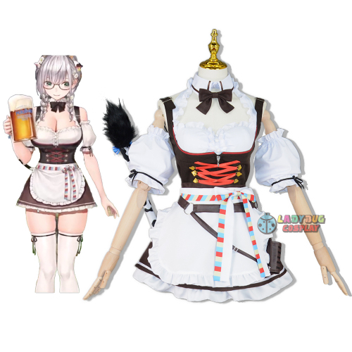 Hololive Vtuber Shirogane Noel Maid Cosplay Costume, High Quality ...