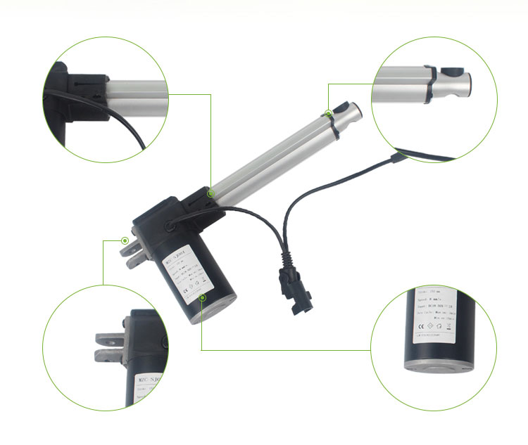 12v Dc Motor Electric Drive Pusher Mini Brush Motor With Limit Switch ...