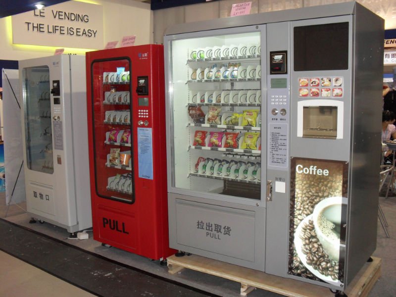 Combo Cookies And Coffee Vending Machine, High Quality Combo Cookies ...