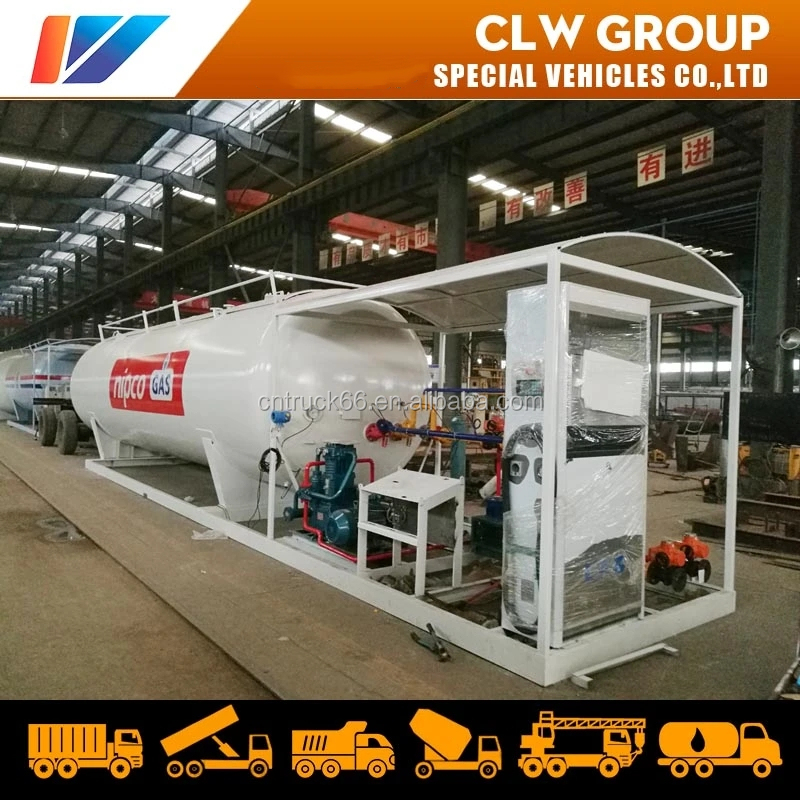 20tons Propane Gas Tanker Filling Plant Nigeria 40cbm Natural Gas ...