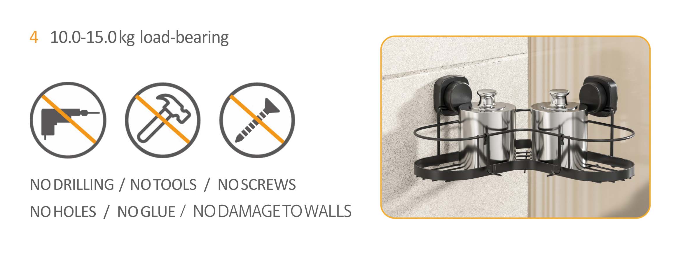 Wireking Wall-mounted Suction Cup Soap Holder, High Quality Wireking ...