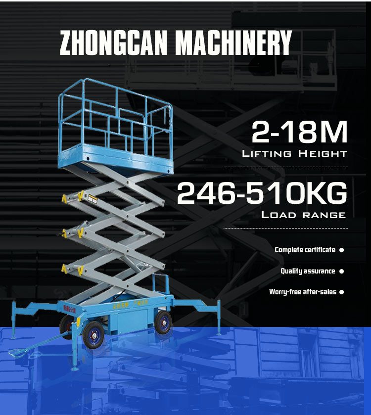 Manual Mobile Scissor Lift Table, High Quality Manual Mobile Scissor ...
