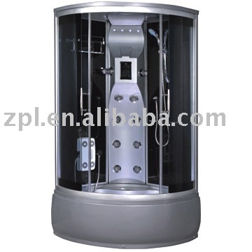 Sliding Curved Glass Fm Radio Steam Shower Cabin, High Quality Sliding ...