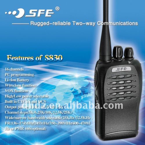 S830 Vhf/uhf Transceiver Handheld Radio, High Quality S830 Vhf/uhf Transceiver Handheld Radio on ...