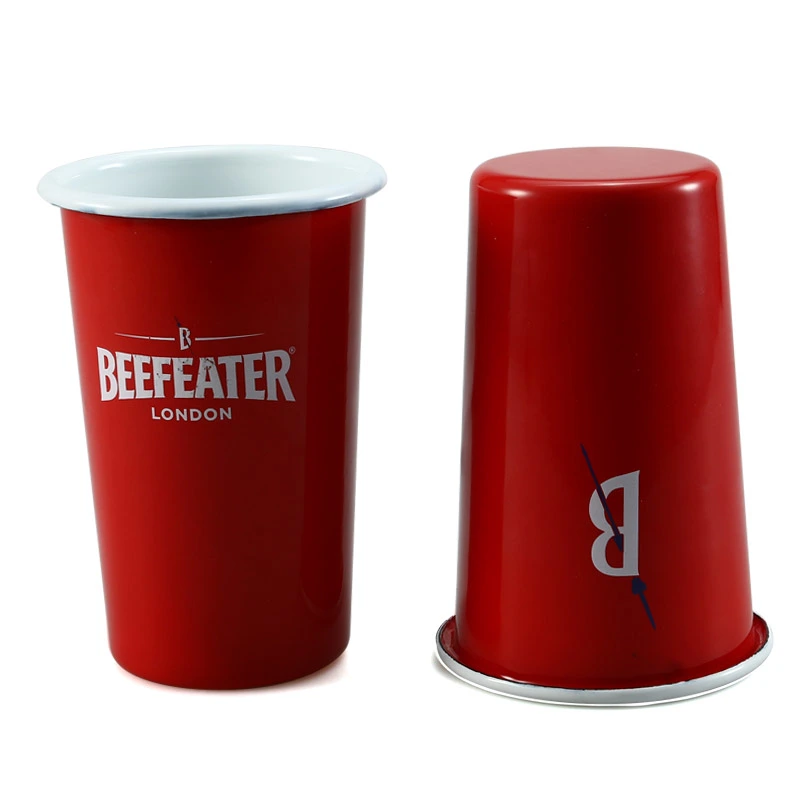 High Quality Cast Iron Sublimation Enamel Custom Coffee/beer Cone Mug ...