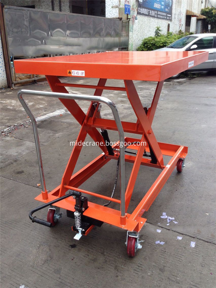 150kg Hydraulic Scissor Lift Trolley, High Quality 150kg Hydraulic ...