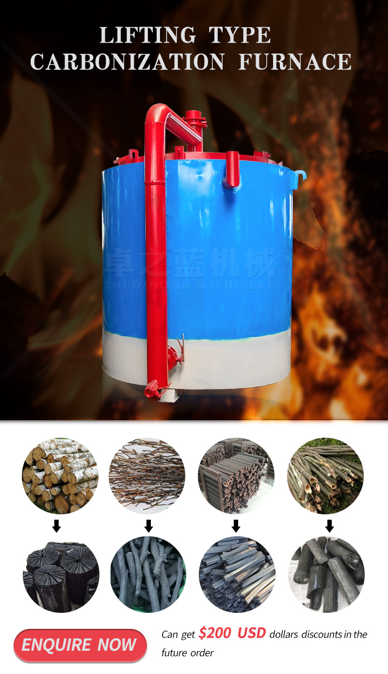 How To Make Large Pine-kay Heat Palm Biochar Wood Sticks For Mobile ...