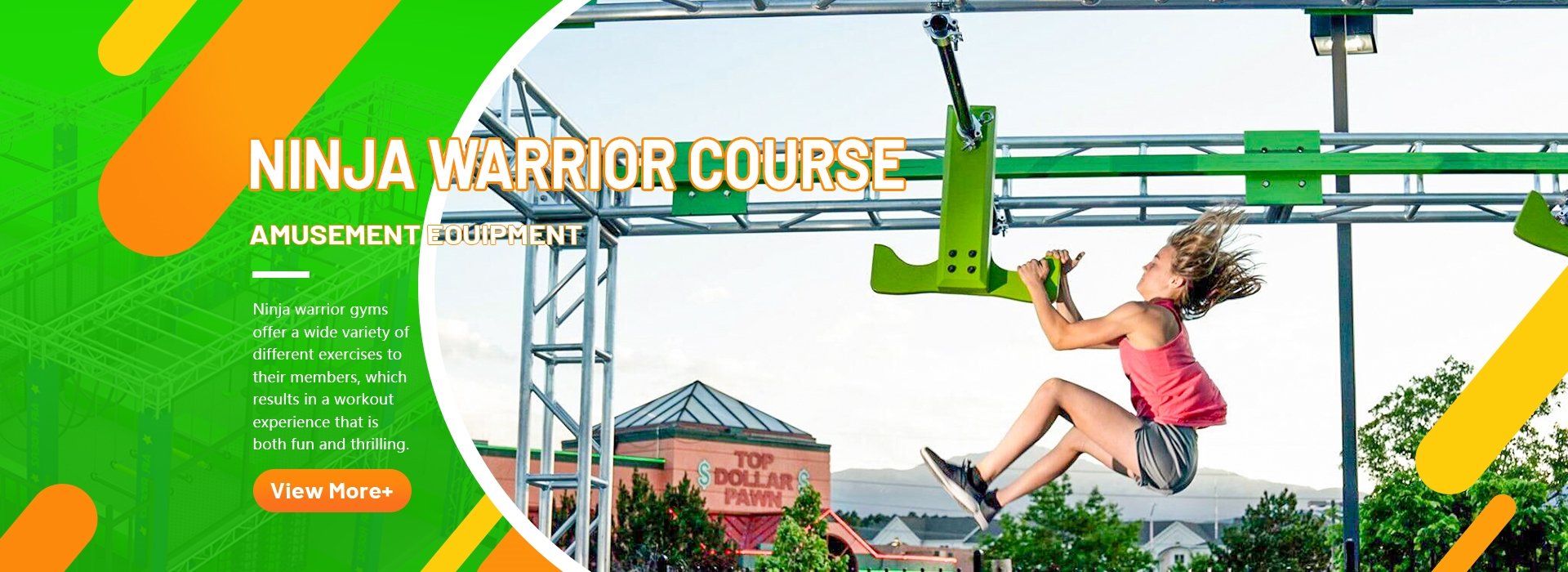 Outdoor Ninja Park: Professional Custom Ninja Warrior Obstacle Course ...