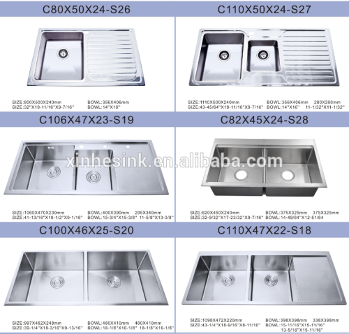 Zero Radius Undermount Single Bowl Square Kitchen Sink, High Quality ...