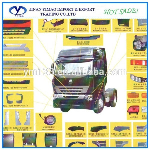 Truck Body Parts Howo Truck Parts Standard Cabin Assy Howo Hw76, High ...