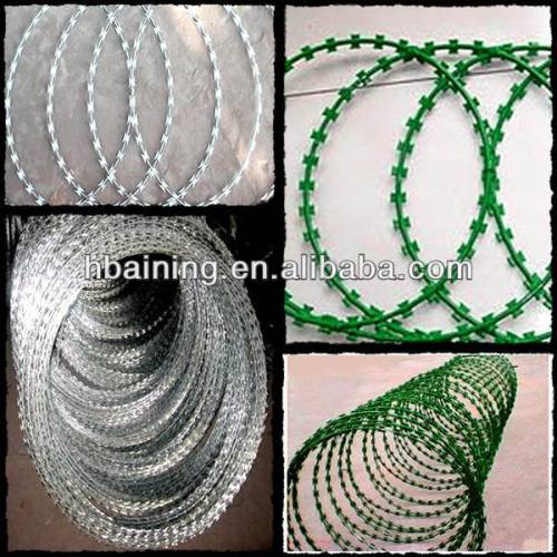 Concertina Razor Barbed Wire Cross Type (factory), High Quality ...