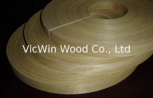 Golden Teak Wood Veneer Edge Banding Tape/rolls, High Quality Golden ...