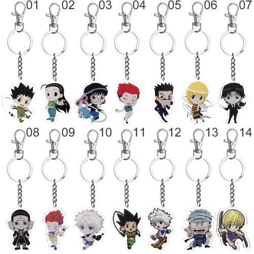 Hunter X Hunter Anime Killua Zoldyck Kurapika Key Chains Cartoon ...