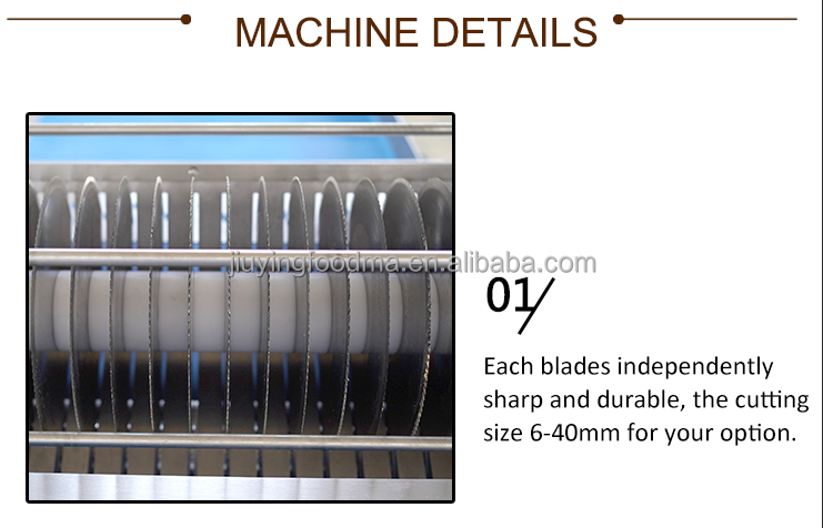 Chicken Meat Cutting Machine With Conveyor For Fresh Beef, Mutton, Fish ...