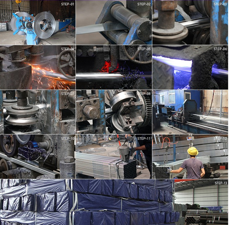 Gi Rhs / Shs 중공 파이프, Bossgoo.com의 고품질 Gi Rhs / Shs 중공 파이프