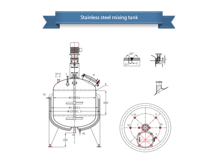 200l Stainless Steel Tank For Polyester Resin And Chemical Applications ...