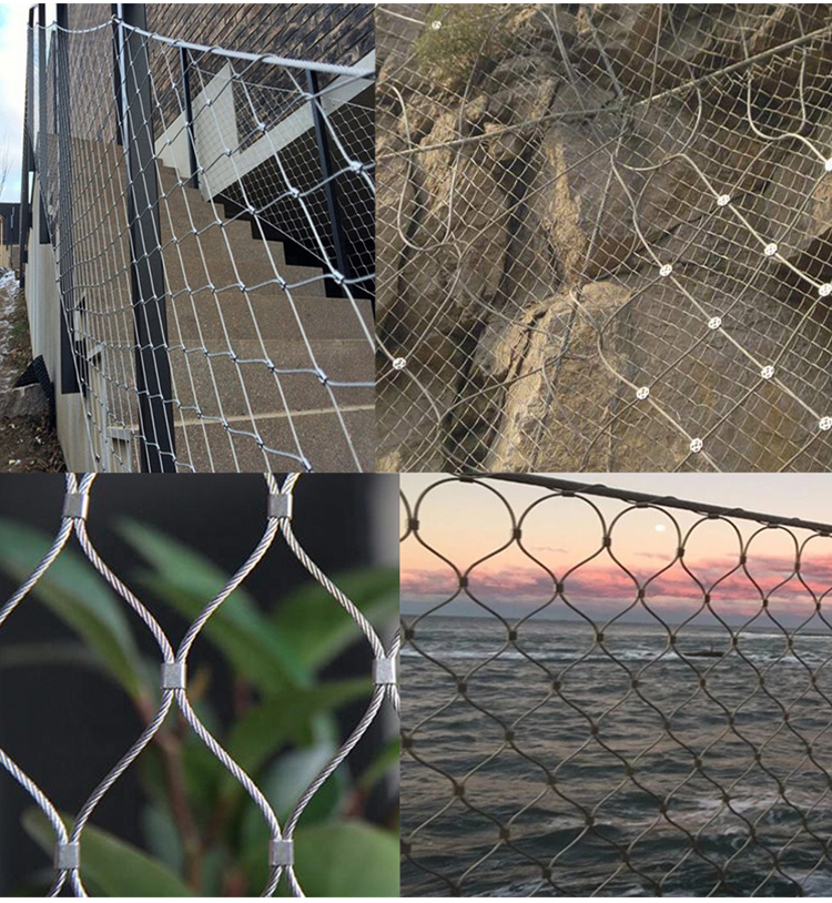 Diamond Ferrule Type Rock Fall Protection Wire Mesh Ss 316, High ...