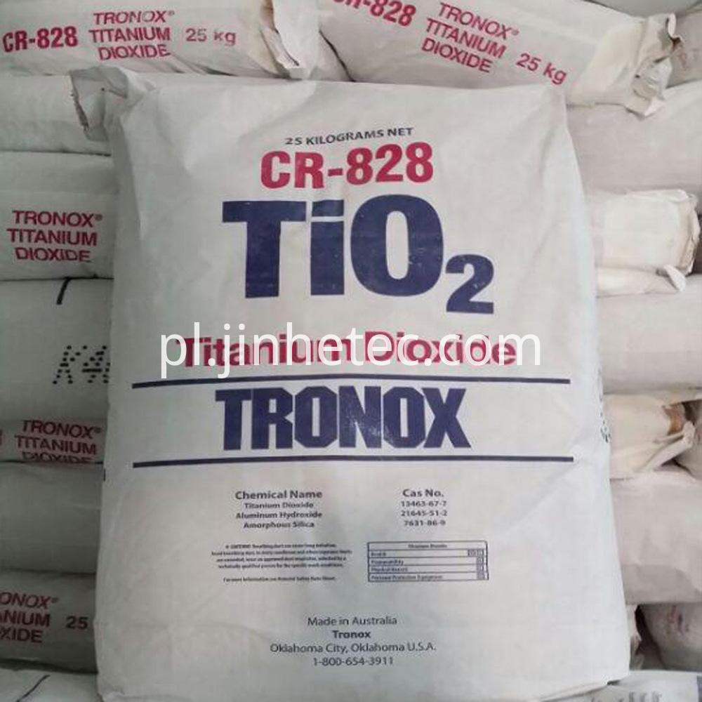 Chiny Jinzhou chlorek tytanowy dwutlenek Tronox Cr828 Producenci