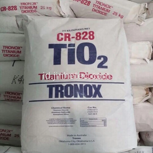 Cina Jinzhou klorida titanium dioksida tronox CR828 Produsen