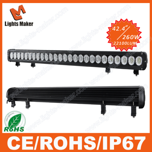 Lml-d4260 260w 12v 42.4'' Aluminum Housing Led Light Bar 4x4 260w Led ...