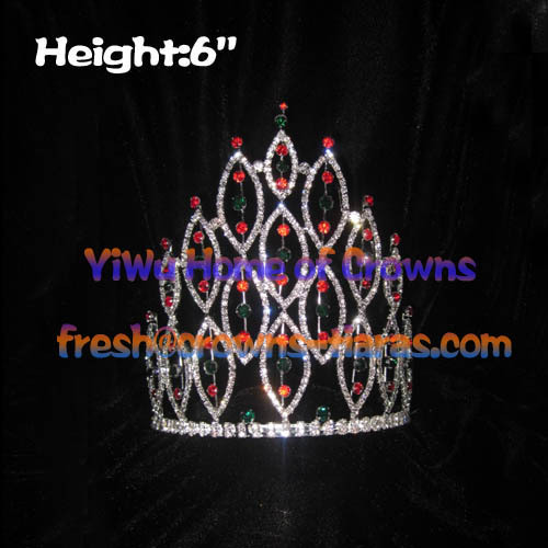 Crystal Spike Pageant Crowns For Christmas, High Quality Crystal Spike ...