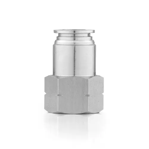 One Touch Fittings Pneumatic Stainless Steel Female Straight, High ...