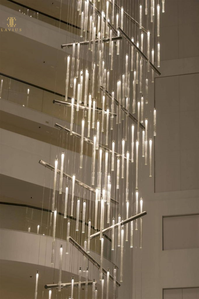 Modern Luxury Raindrop Glass Chandelier Fixture, High Quality Modern ...