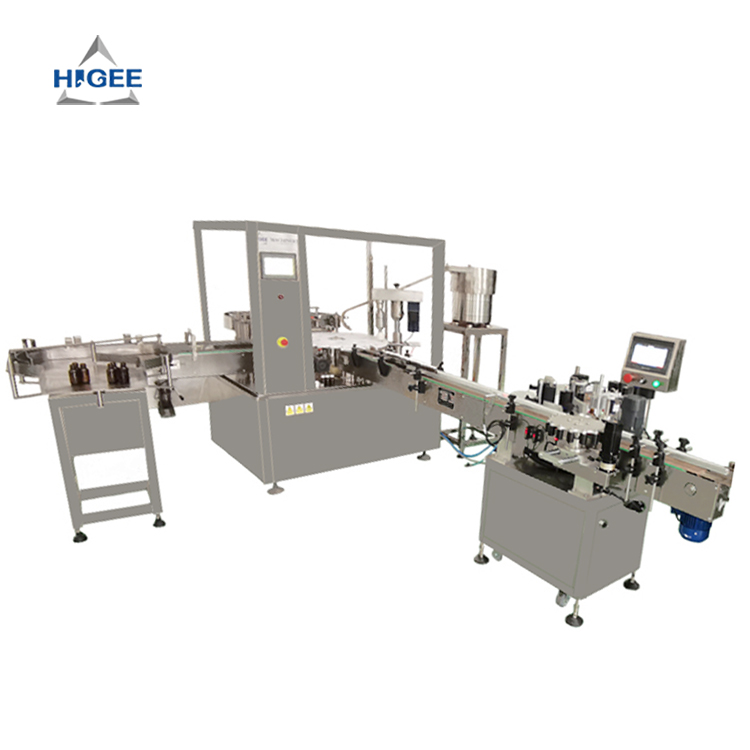 Higee 120ml Contact Lens Washing Liquid Filling Machine For Chemical ...