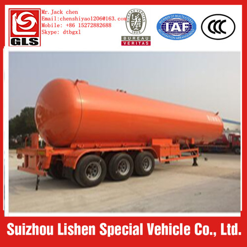 Bpw 3 Axle 58.5m3 Lpg Gas Trailer Truck, High Quality Bpw 3 Axle 58.5m3 ...