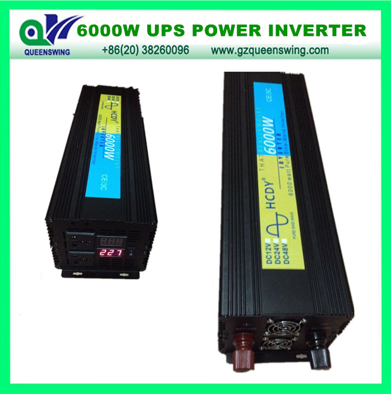 6000w Ups Charger Inverter Pure Sine Wave Inverter (qw-p6000ups), High ...