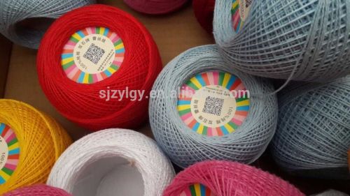 Factory Dmc Color Lace Thread 100% Cotton Cheap Embroidery Thread, High ...