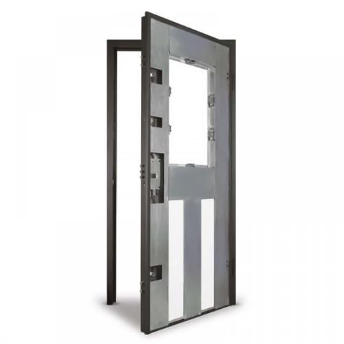 Metal Door Body For Glass Security Door, High Quality Metal Door Body ...