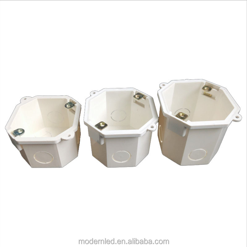 High Quality Pvc Electrical Pipe Fittings - 86 Style Eu White Octagonal ...