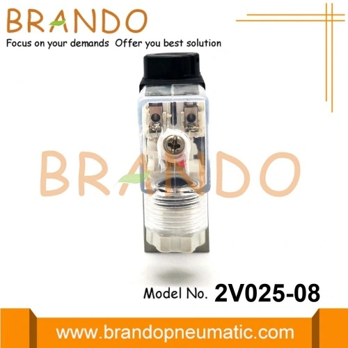 2V025-08 2 Way 2 Position Pneumatic Solenoid Valve China Manufacturers ...