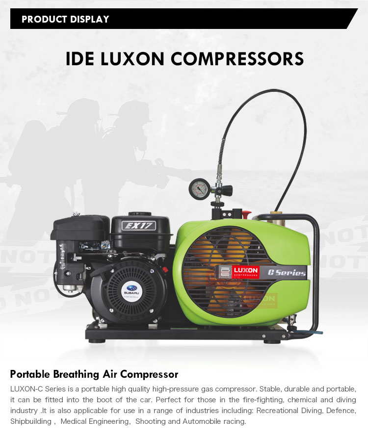 Luxon C100/em Std Portable High Pressure Breathing Air Compressor For ...