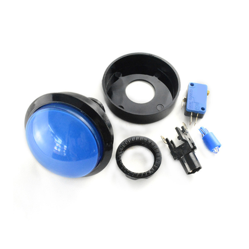Led 60mm Dome Shape Round Arcade Push Button, High Quality Led 60mm Dome Shape Round Arcade Push ...
