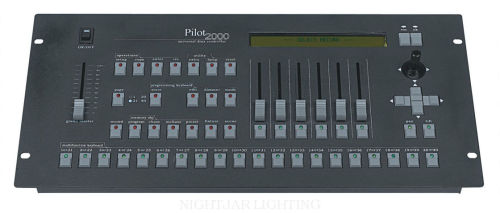 Pilot 2000 Computer Dmx Lighting Controller, Light Control Console For Disco / Nightclubs, High ...