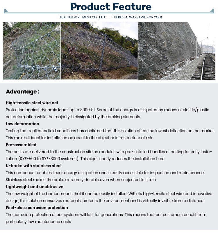 Steel Wire Mesh Ring Net System For Slope Protection And Safety, High ...