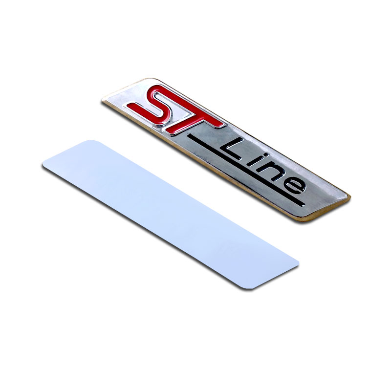 3d Styling St-line Emblem Car Stickers St Line Auto Badge Doors Trunks ...