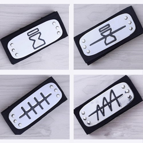 Naruto Konoha Headband Cosplay Costumes Prop Accessories Kakashi Uchiha ...