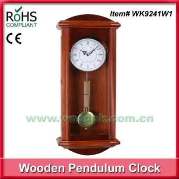 Antique Wooden Wall Pendulum Clock For Sale, High Quality Antique ...