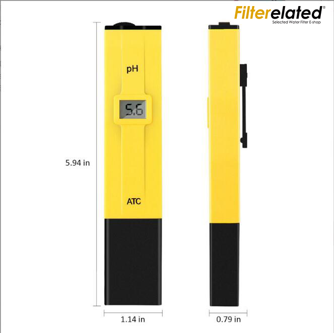 เครื่องทดสอบดิจิตอล Atc Ph Meter Ph 0.0-14.0 Ph คุณภาพสูง เครื่องทดสอบ ...