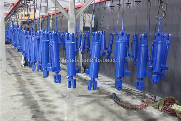 Welded Double Acting Hoist And Dump Trailer Hydraulic Cylinder With ...