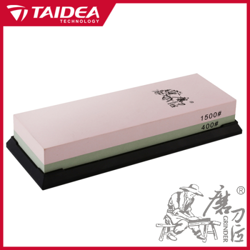 Two Sides Pink & Green Sharpening Stone, High Quality Two Sides Pink ...