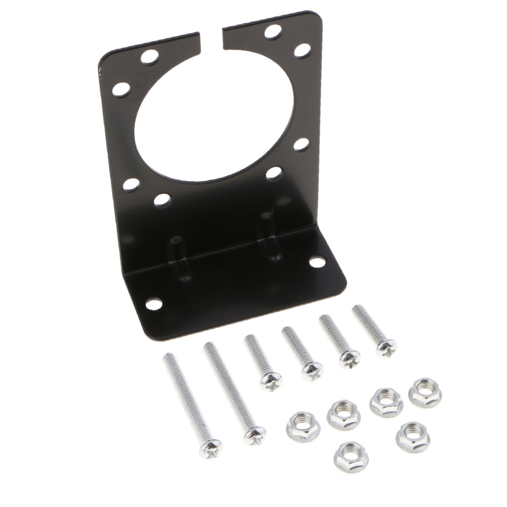 Universal 7 Way Socket Mounting Bracket Holder Truck Trailer Camper ...