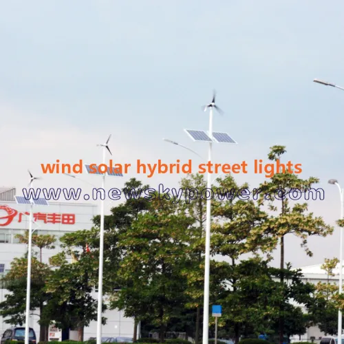 Wind Solar Hybrid Street Light Light Pole Wind Turbine Led Lighting ...