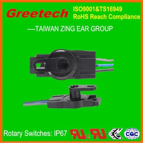 Rotary Selector Switch, Electrical Rotary Switches 0.1a 12vdc, Ip67 ...