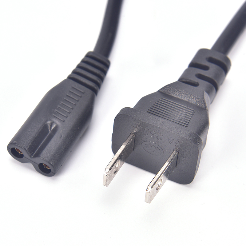2 Pin Ac Plug Power Cable Cord 8 C7 To Euro Eu European For Cameras ...
